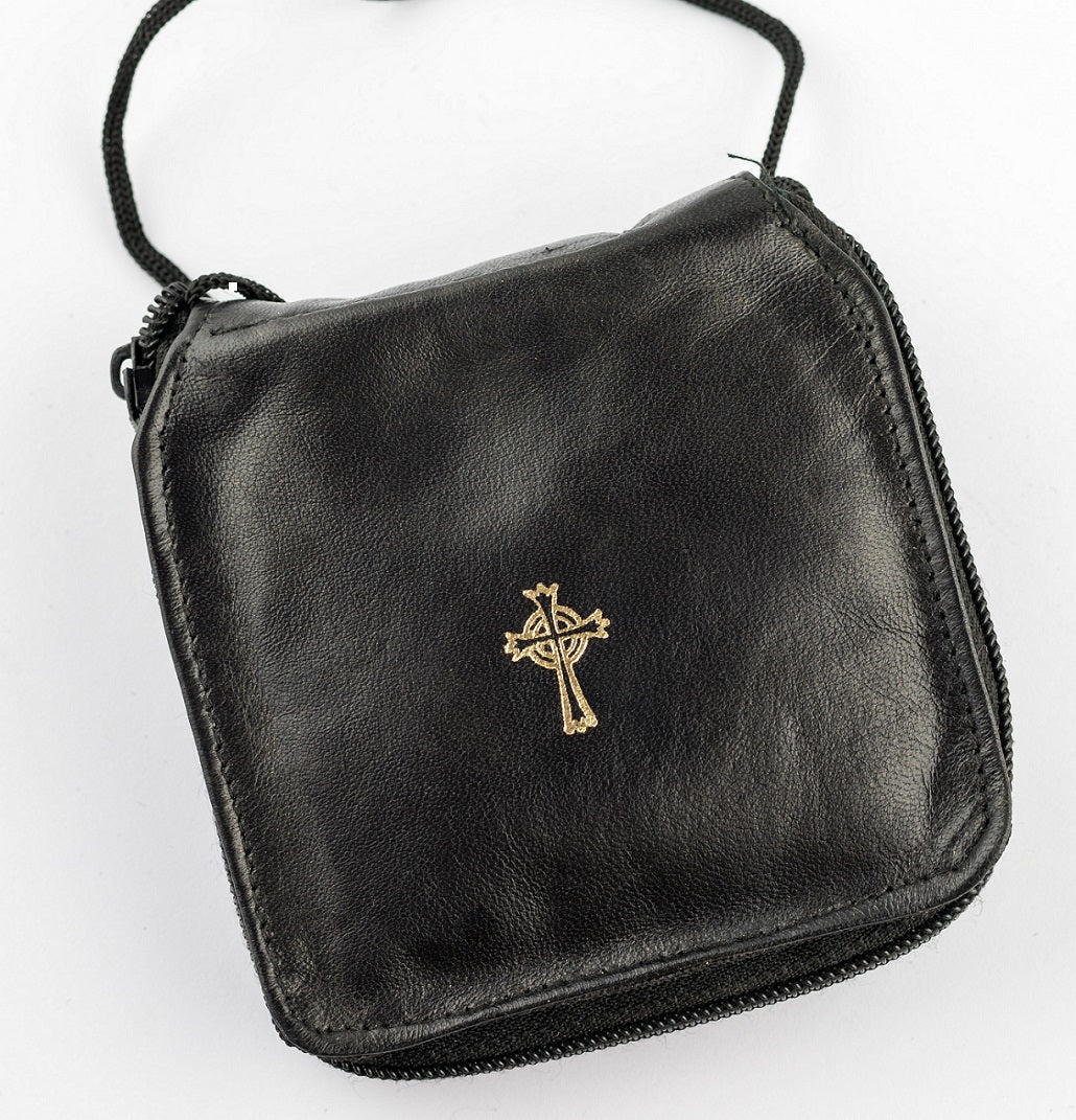 mds 9558 Leather Burse/Pyx Case with pocket. – MDS Church Supplies